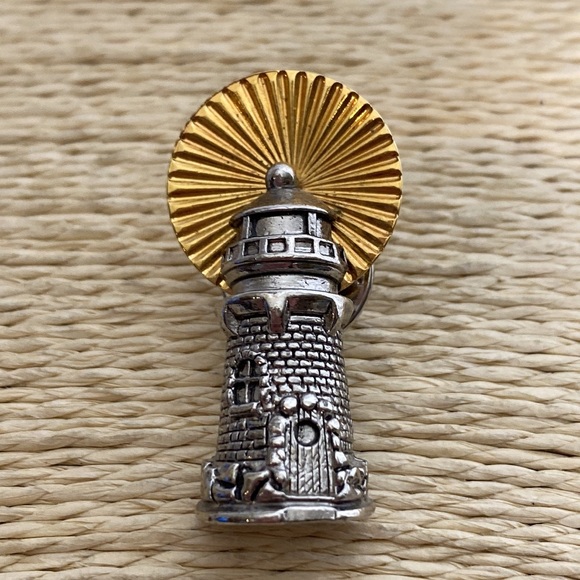 Avon | Jewelry | Vintage Signed Avon Lighthouse Lapel Pin | Poshmark